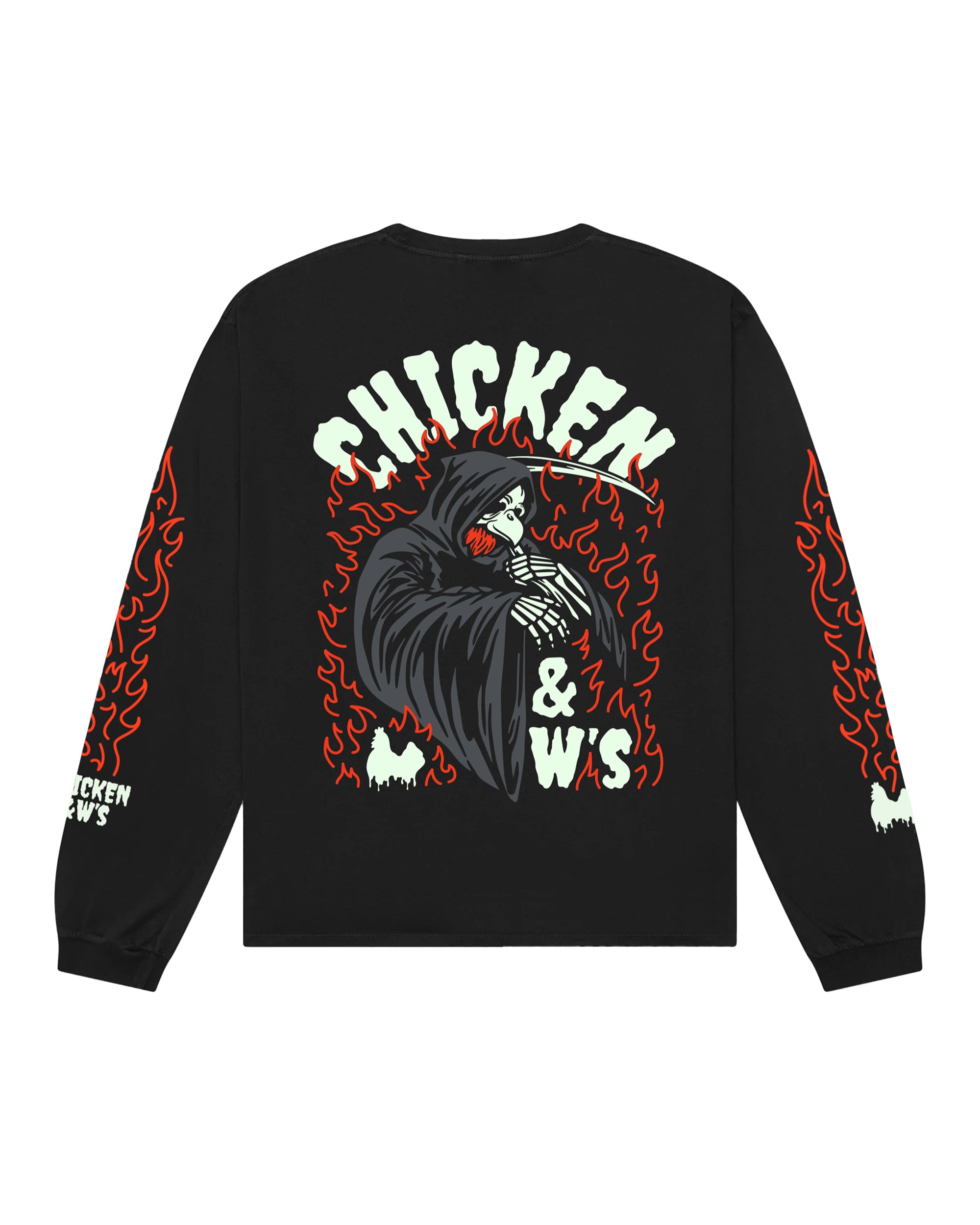 Reaper Glow in The Dark Long Sleeve – Chicken & W's